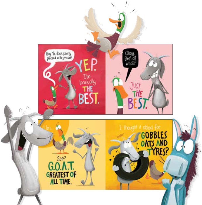 G.O.A.T – Kate & Jol Temple. Illustrated by Rebel Challenger. – Just So ...